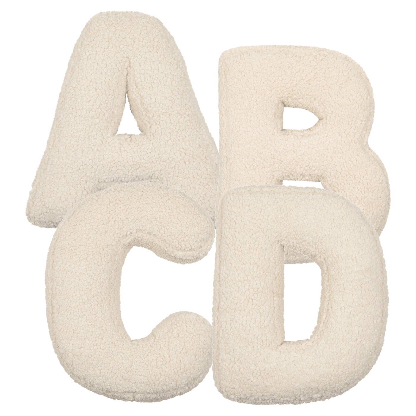 Set of 4 Boucle Letters